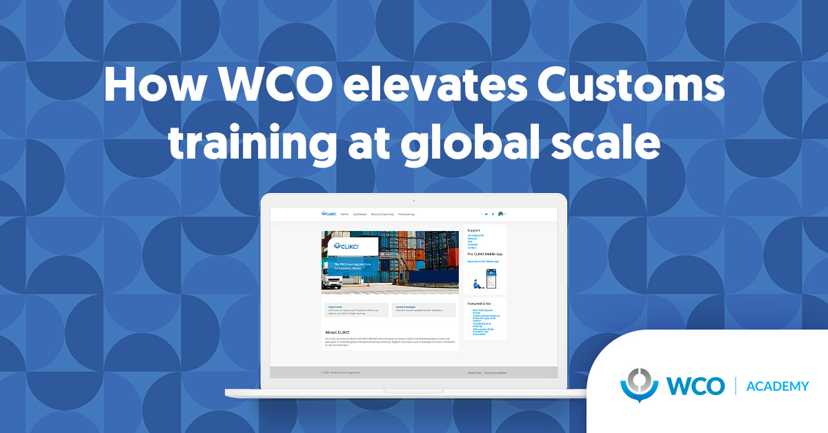 WCO boosts global Customs training - UP learning EU